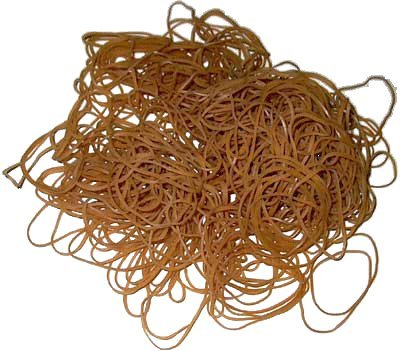 Gummibånd PARA nr. 18 flademål 80mm 1,7mm -500 gr. - Elastikker ...