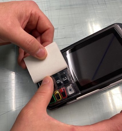 Purezone - Virusdræbende folie Til Dankort Terminaler - Værnemidler ...