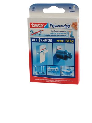 Power-strips Tesa Db.klæb., Large 2x5cm - 1 pakke - Kontor & Diverse ...